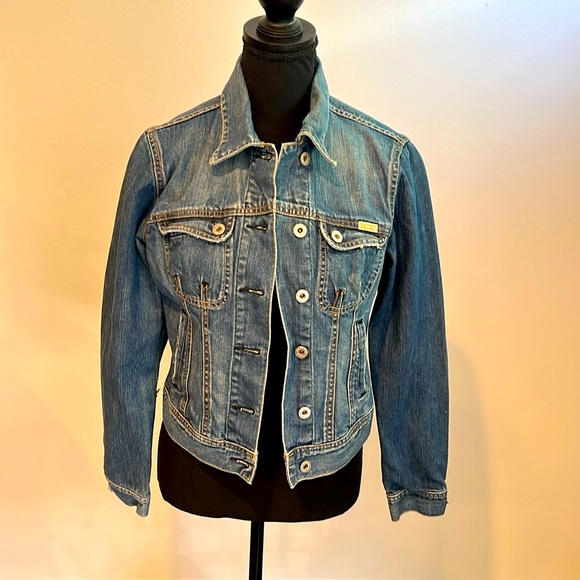 Lucky Brand | Jackets & Coats | Distressed Lucky Brand Denim Jacket ...
